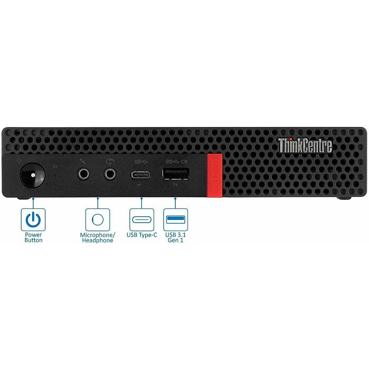 Lenovo ThinkCentre M700 Tiny Desktop, Intel Core i3-6100T Dual-Core 3.2GHz, 4GB DDR4, 128GB Solid State Drive, 802.11ac, Bluetooth, Win10Pro