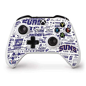 Skinit Decal Gaming Skin Compatible with Xbox One S Controller - Officially Licensed NBA Phoenix Suns Historic Blast Design