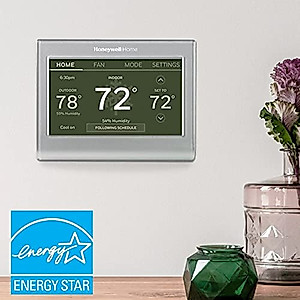 Honeywell Home RENEWRTH9585WF Wi-Fi Smart Color Thermostat (Renewed)