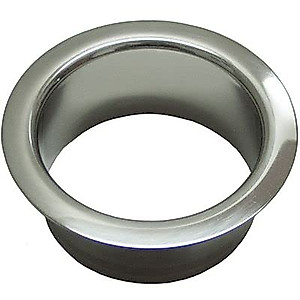 3 x 1.5 in. Polished Trash Grommet, Stainless Steel