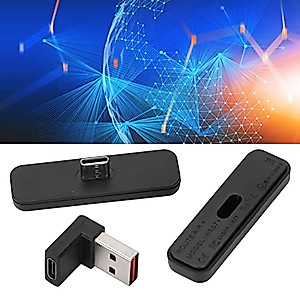 Kafuty-1 Bluetooth Adapter for Nintendo Switch & Lite, for PS4, for PS5, for Win 8 and Above PC, Wireless Audio Transmitter with aptX Low Latency, with USB C to A Converter