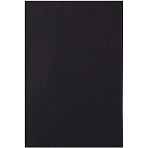 Black Cardstock - 200-Pack 4x6 Heavyweight Smooth Cardstock, 80lb 216GSM Cover Card Stock, Unruled Thick Stationery Paper, For Postcard, Invitation, Announcement, Marketing Material, 4 x 6 Inches