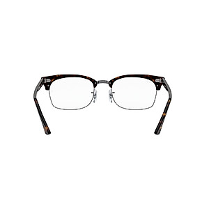 Ray-Ban RX3916V Clubmaster Square Prescription Eyeglass Frames, Havana/Demo Lens, 52 mm