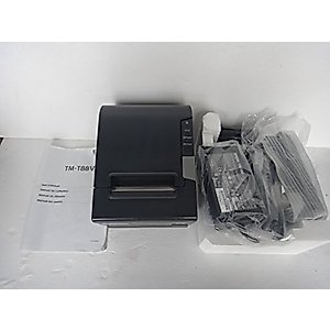 Epson C31CA85084 TM-T88V Thermal Receipt Printer Serial and USB Energy Star with PS180 - Color Dark Gray