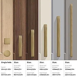 CABDM 10 Pack 1-1/4 Inch Champagne Bronze Cabinet Knobs Satin Brass Cabinet Knobs Round Drawer Knobs Kitchen Cabinet Hardware Kitchen Handles for Cabinets Cupboard Handles Drawer Handles