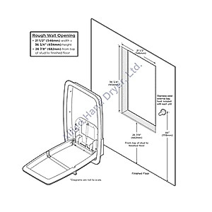 Koala Kare® KB311-SSRE - Recessed Vertical Stainless Steel Baby Changing Station (New for 2021)