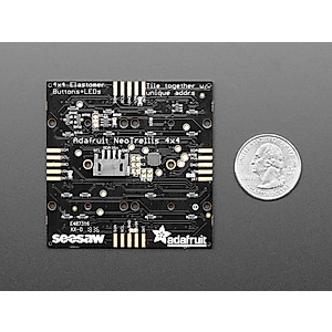 Adafruit NeoTrellis RGB Driver PCB for 4x4 Keypad (3954)