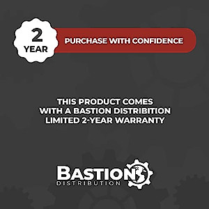 Bastion Premier Electric Power Tongue Jack with Cover | Electric or Manual Operation | 3500LB A-Frame Capacity | 12V | Front LED | Trailers, Campers, Motorhomes, RVs, Boats, & More | BJ3500CB