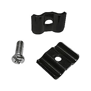 DBM IMPORTS 100 Gloss Black Wire Grid Connector Clamp Joiner Gridwall Panel Wire Cube Storage Clipping Snap On