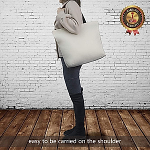 TOPDesign 2 | 6 | 12 Pack Canvas Tote Bags with Magnetic Snap, Reusable Grocery Shopping Bags, DIY Your Creative Designs (pack of 2)