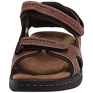 Dockers Mens Newpage Outdoor Sport Sandal Shoe,Rust,14