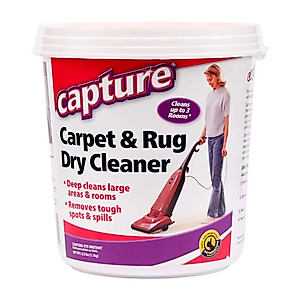 Capture Carpet & Rug Dry Cleaner (2.5lb) & Pre-Mist Soil Release for Carpet Dry Cleaner, Carpet Cleaning Pre Spray (2 Pack) - Bundle