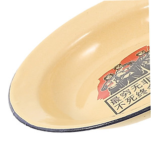 BESTOYARD Salad Pasta Bowls 4 Pcs Enamel Fruit Tray Vintage Table Tray