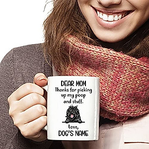 Personalized Portuguese Water Dog Coffee Mug, Custom Dog Name, Customized Gifts For Dog Mom, Mother's Day, Birthday Halloween Xmas Thanksgiving Gift For Dog Lovers Mugs