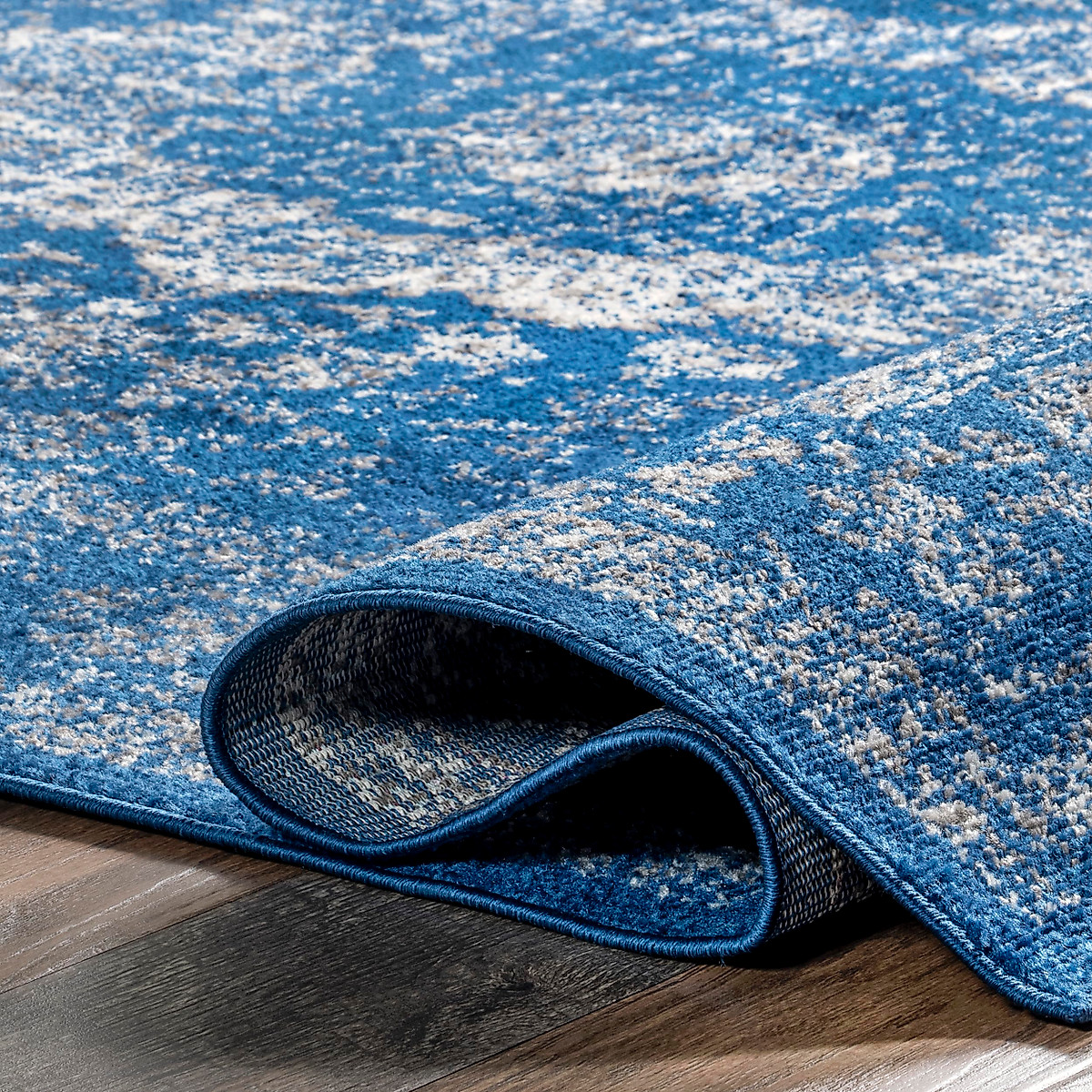 NuLoom Paisley Verona Vintage Persian Area Rug, 8' 10" x 12', Dark Blue