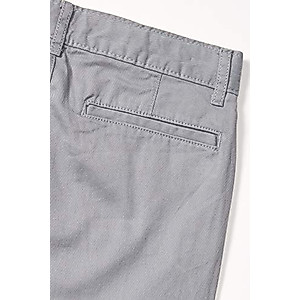 The Children's Place boys Uniform Chino Pants, Fin Gray, 16 Slim US