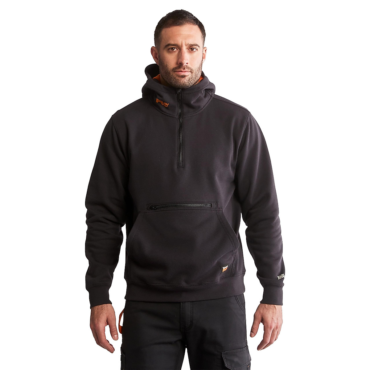Timberland PRO mens Honcho Hd Pullover Hooded Sweatshirt, Black, Large US