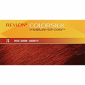 Revlon Colorsilk Moisture Rich Hair Color, 74 Bright Auburn