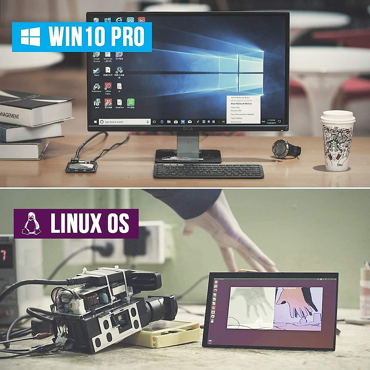 LattePanda 2 Alpha 864s - A Pocket-Sized Powerful Windows/Linux Single Board Computer (8GB RAM/64GB eMMC)