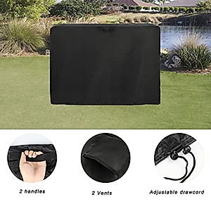 Bossvel Small Storage Shed Cover,Outdoor Storage Shed Waterproof Cover,Cover for Pool Garden Backyard Shed Storage- 30inx58in x38in