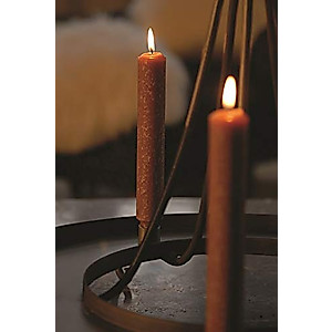 Root Candles 51919 Unscented Timberline Collenette 9-Inch Dinner Candles, 4-Count, Rust