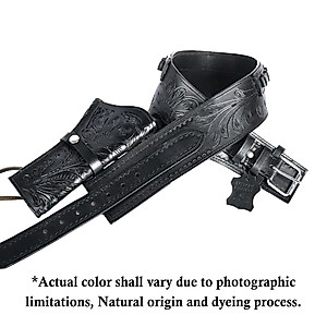 Hulara Full Grain Buff Leather 22 Caliber Plain Western Holster Heritage Rough Rider 22 Holster Western Gun Belt Heritage 22 Holster Cowboy Holster Wrangler Holster 22 Revolver Holster