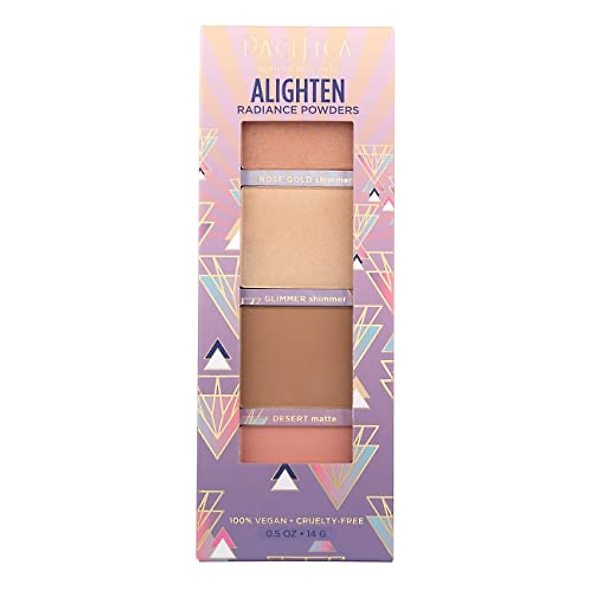 PACIFICA Alighten Radiance Powders Palette, 0.5 OZ