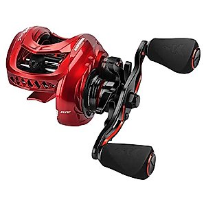 KastKing MegaJaws Elite Baitcasting Reels, Patented AMB System Eliminating Backlashes, Flipping Switch Function, 6.4oz Aluminum Frame Fishing Reel with Carbon Fiber Side Covers