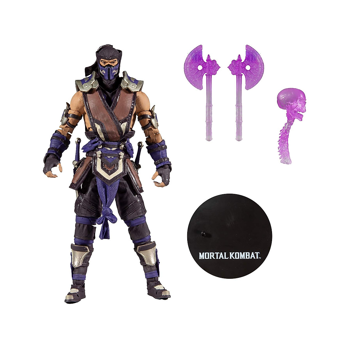 McFarlane Toys Mortal Kombat Sub Zero (Winter Purple Skin) 7" Action Figure