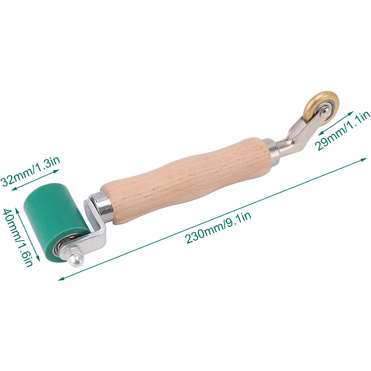 KEDILAKE Seam Roller,House Paint Rollers, Smoothing Seam Roller Tool for PVC/TPO/EPDM Woodworking, Flooring, Wallpaper Installation Single Ply Roofing and Tape Hot Air Tools Overlap Welding