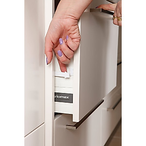Dreambaby Drawer Catches - Child Safety Cabinet Latches -3 Count - Model L149