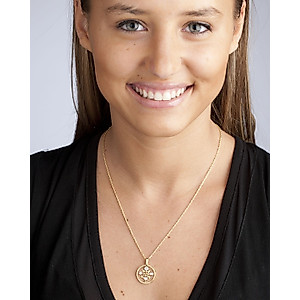 The Difference World Coin Jewelry Great Britain Pendant & Necklace, British Six Pence Hand Cut