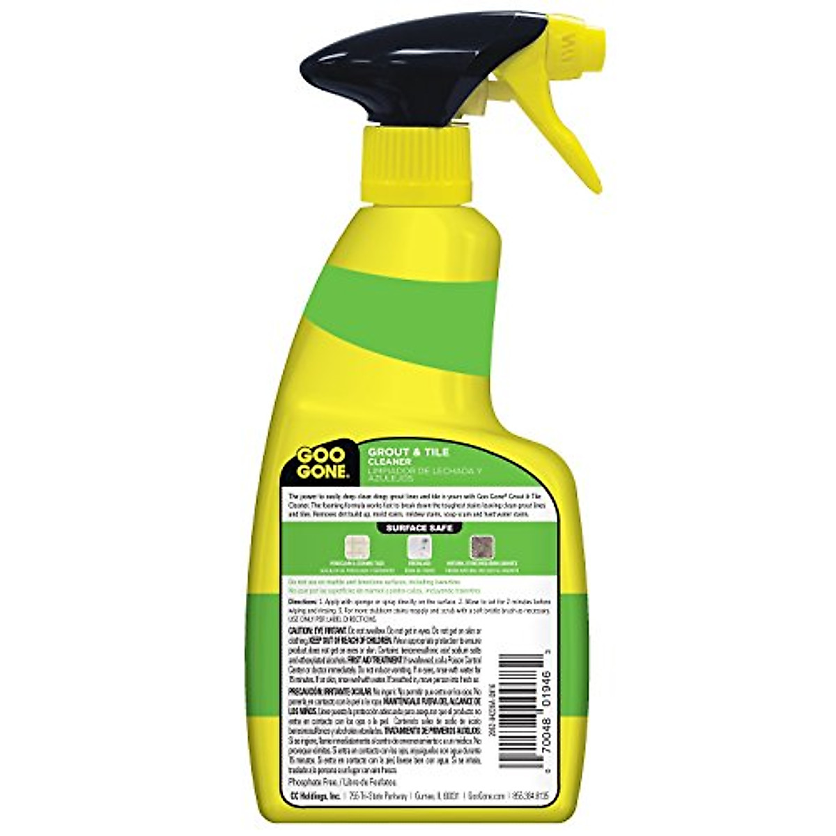 Goo Gone Grout & Tile Cleaner - Stain Remover - 14 Fl. Oz.