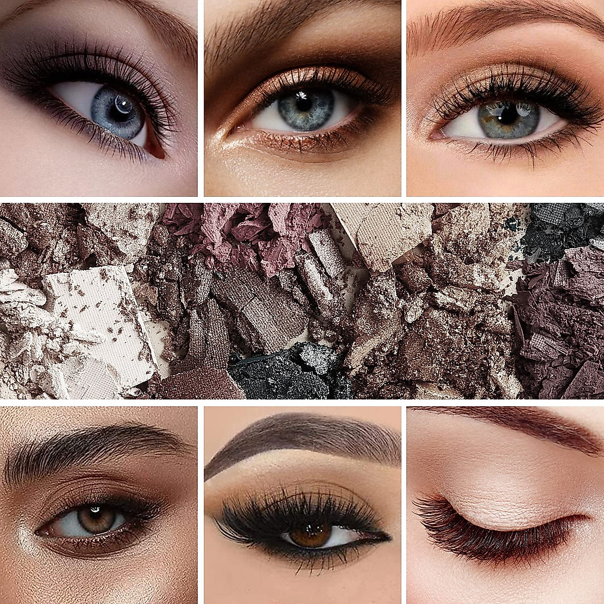 10 Colors Eyeshadow Palette, Wterproof Long Lasting High Pigment Eyeshadow Palette,Ultra-Blendable Smooth Matte Eye Makeup Palette,Naturing-Looking Nude Matte Eyeshadow with 2 Brush(Cement color)