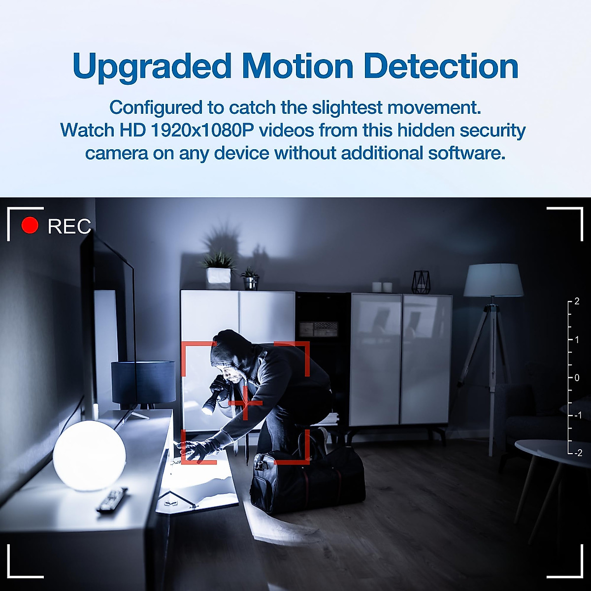 Asani Hidden Spy Camera USB Charger - Home & Office Security Nanny Cam with SD Card Slot, Motion Detection, Full HD Video, Smartphone Connectivity, Ideal for Monitoring Elderly Parents, Pets