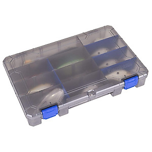 Flambeau Outdoors Zerust MAX 4004ZM Tuff Tainer-Partial Bulk Storage Compartment Section, 20 Compartments and 15 Removable Dividers-11" L x 7.25" W x 1.75" D-Fishing and Tackle Storage Utility Box