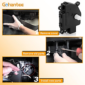 604-029 HVAC Heater Air Blend Door Actuator Replaces # 68018109AA 604029 Replacement for Chrysler 200 Cirrus Aspen Sebring Dodge Avenger Caliber Durango Journey Patriot Compass Wrangler Ram ProMaster