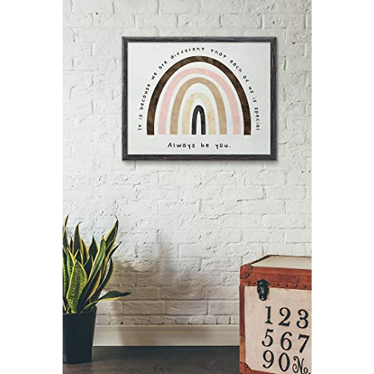 Diversity Art for Kids Always Be You! Promote Unity Celebrate Diversity - It is because we are different that each of us is special - UNFRAMED Poster Print - 5x7", 8x10", 11x14", 16x20" or 24x36"