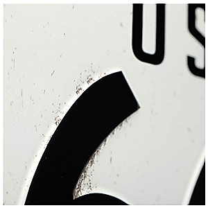 Open Road Brands US Route 66 Highway Embossed Metal Sign - Route 66 Wall Art for Garage, Man Cave or Workshop