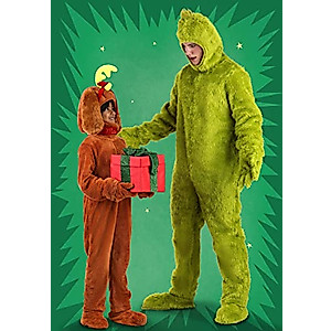 Fun Costumes Adult Dr. Seuss Grinch Open Face Costume Medium