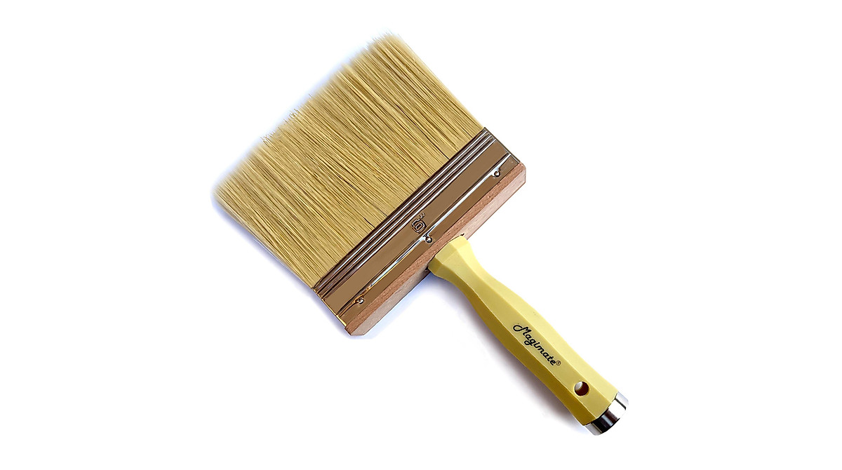 6 Inch Heavy-Duty Wide Paint Brush for Walls, Decks & Masonry