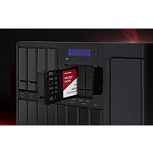 Western Digital 4TB WD Red SA500 NAS 3D NAND Internal SSD - SATA III 6 Gb/s, 2.5"/7mm, Up to 560 MB/s - WDS400T1R0A, Solid State Hard Drive
