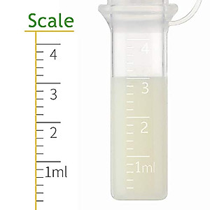 haakaa Colostrum Collector Syringes for Breastmilk Collector for Breastfeeding Moms to Collect Store and Feed Colostrum, 0.1oz/4ml, 2pcs