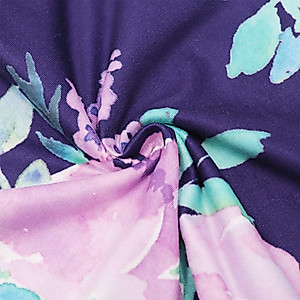 Violet Flower Baby Car Seat Cover and Swaddle Cocoon