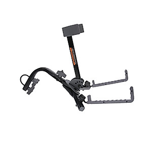 Hawk Kwik-Grab Crossbow Stand | Portable Folding Lightweight Universal Fit Archery Hunting Accessory Crossbow Holder | Treestand Adaptor Bracket, U-Bolt & Connection Knobs Included