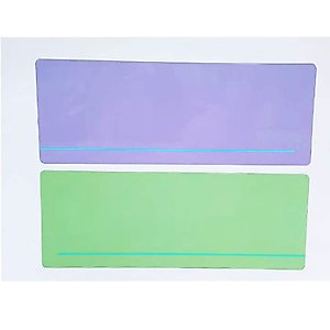 16 pcs Guided Reading Highlight Strips Colored Overlay Reading Bookmark with line