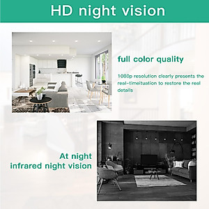 OLYAXEN Mini Spy Camera WiFi Hidden Camera Night Vision 4K HD Spy Cam for Home Security Easy to Set Wireless Indoor Smallest Camera with Motion Detection IP Camera Remote Viewing