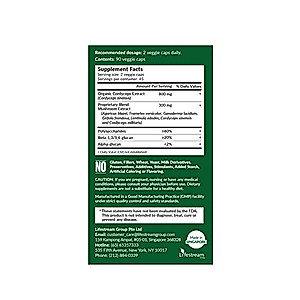 LABO Nutrition Bioactive Organic Cordyceps Ultra – 8 Medicinal Mushroom Supplement, Cordyceps, Reishi, Turkey Tail, Maitake, Agaricus blazei, Shiitake, for Immunity, Energy, Stamina, No Fillers