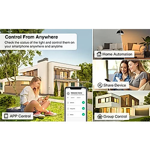 Beantech SW2 Smart Wall Single Pole Dimmer Switch, 1 Pack, White