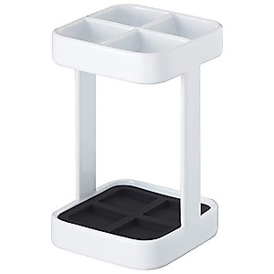 Yamazaki Home Tower Slim Toothbrush Stand – Bathroom Holder Organizer